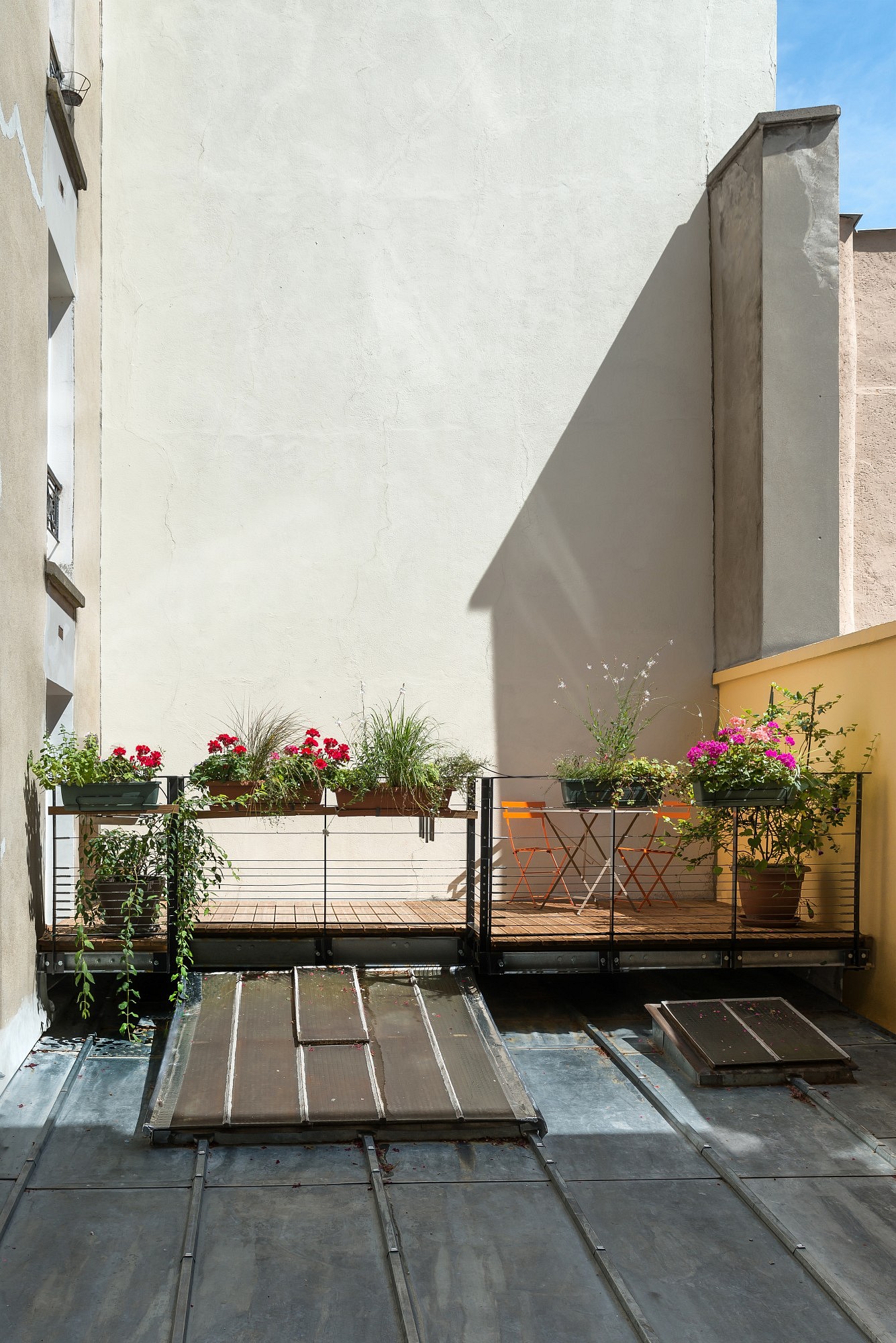 Une terrasse sur un toit | Blandine Vallet Architecte